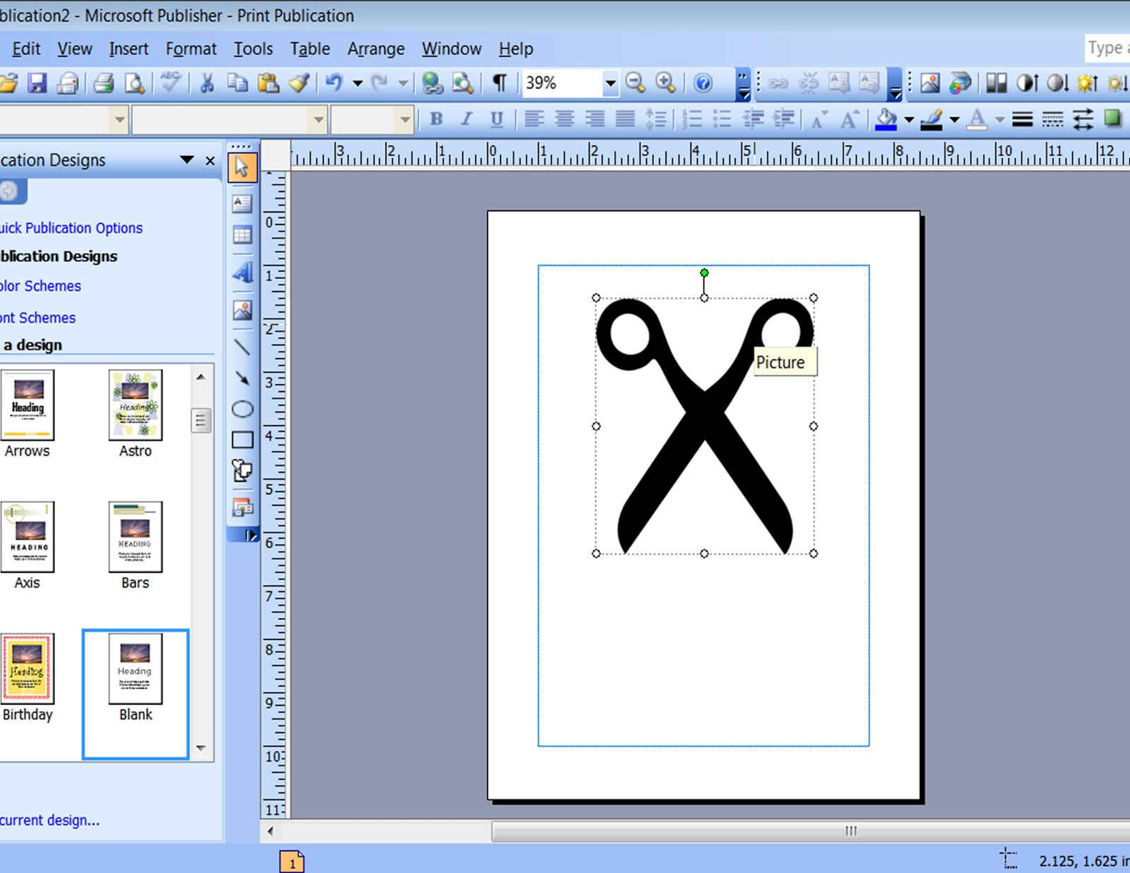 Make Patterned Papers with Shapes and Clipart in Publisher