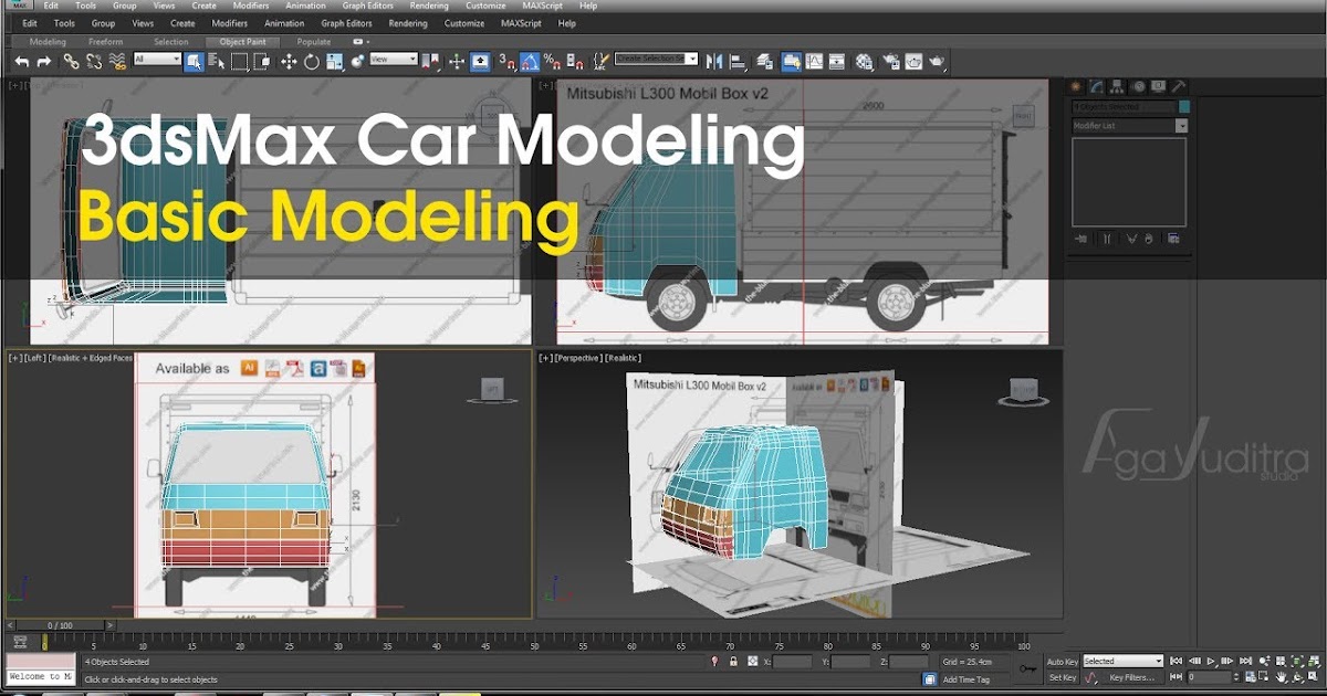 Aga Yuditra Blog: Video Tutorial Modeling Mobil Menggunakan 3ds Max
