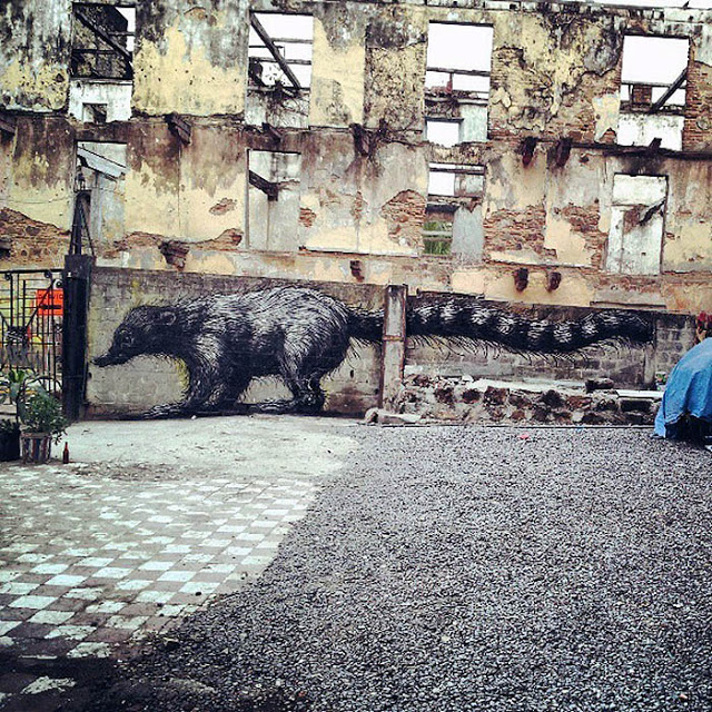 Streets Panamá : Roa: Artista Sin Rostro