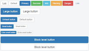 Variasi Tags HTML Buttons Bootstrap
