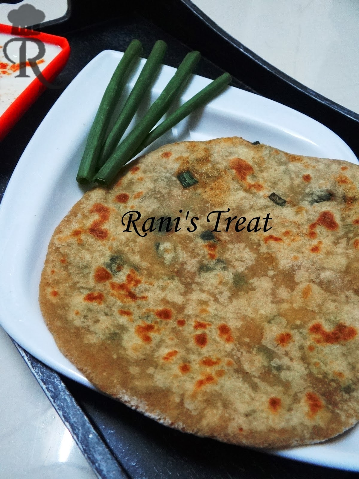 Rani's Treat: Spring Onion Chapati | Scallion Flat Bread