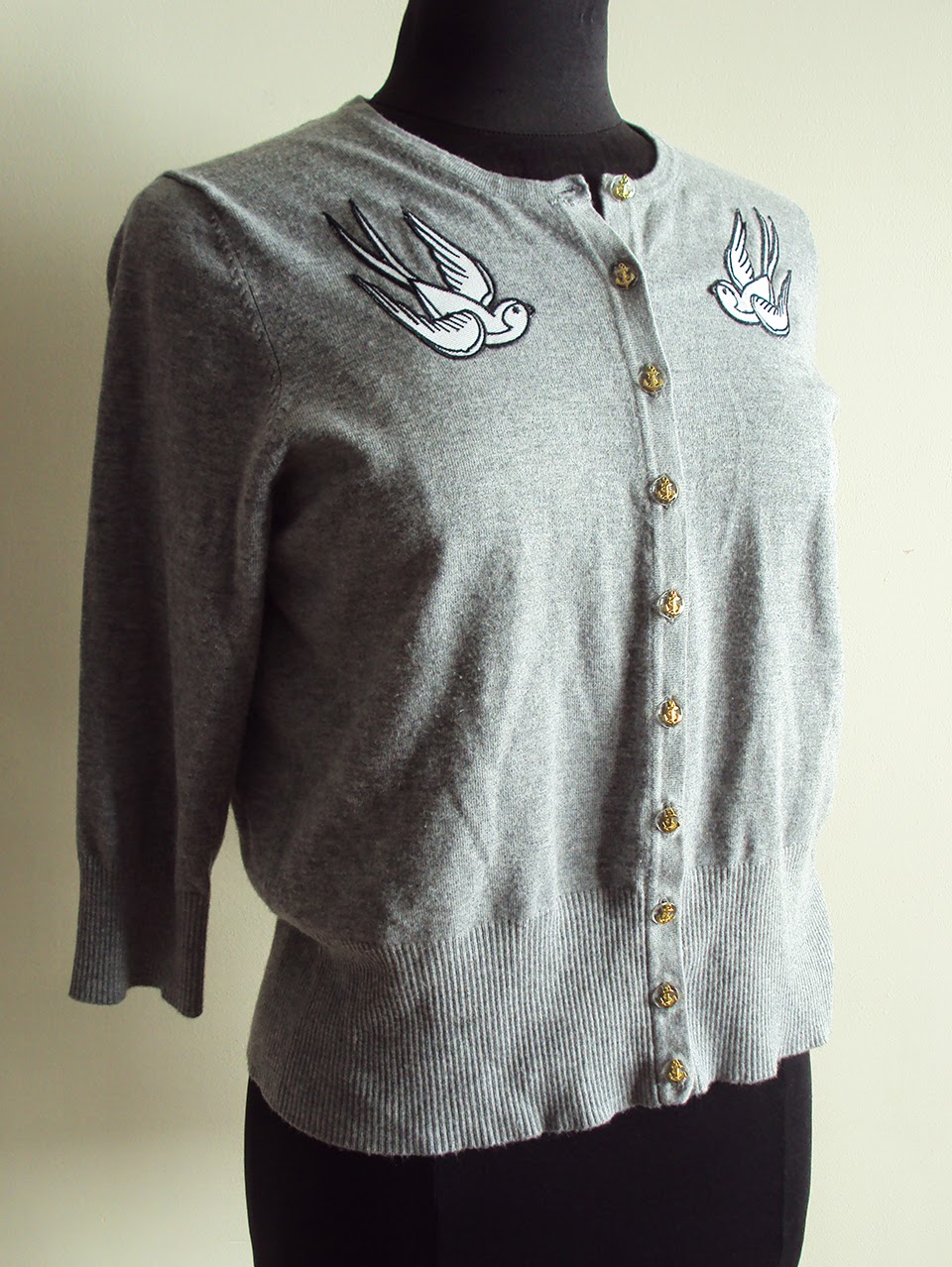 'So, Zo...': Refashion Friday: Customised Rockabilly Cardigan