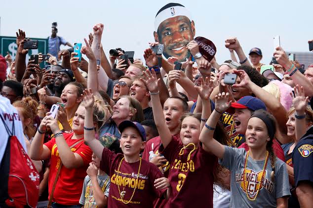 Cleveland celebrates Cavaliers with huge NBA victory parade (photos)