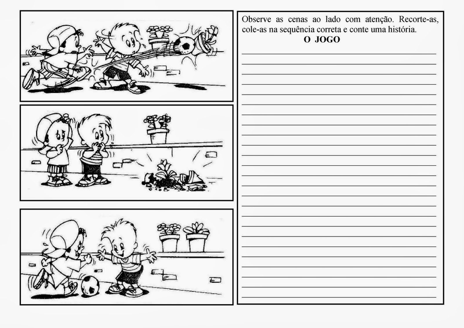 Sequencia De Imagens Para Produção De Texto - RETOEDU