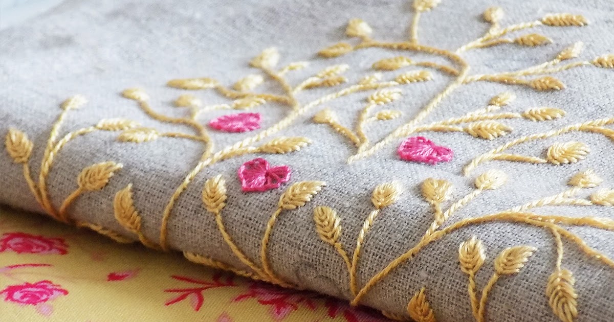 Boho Hand Embroidered bag - Stitch Floral