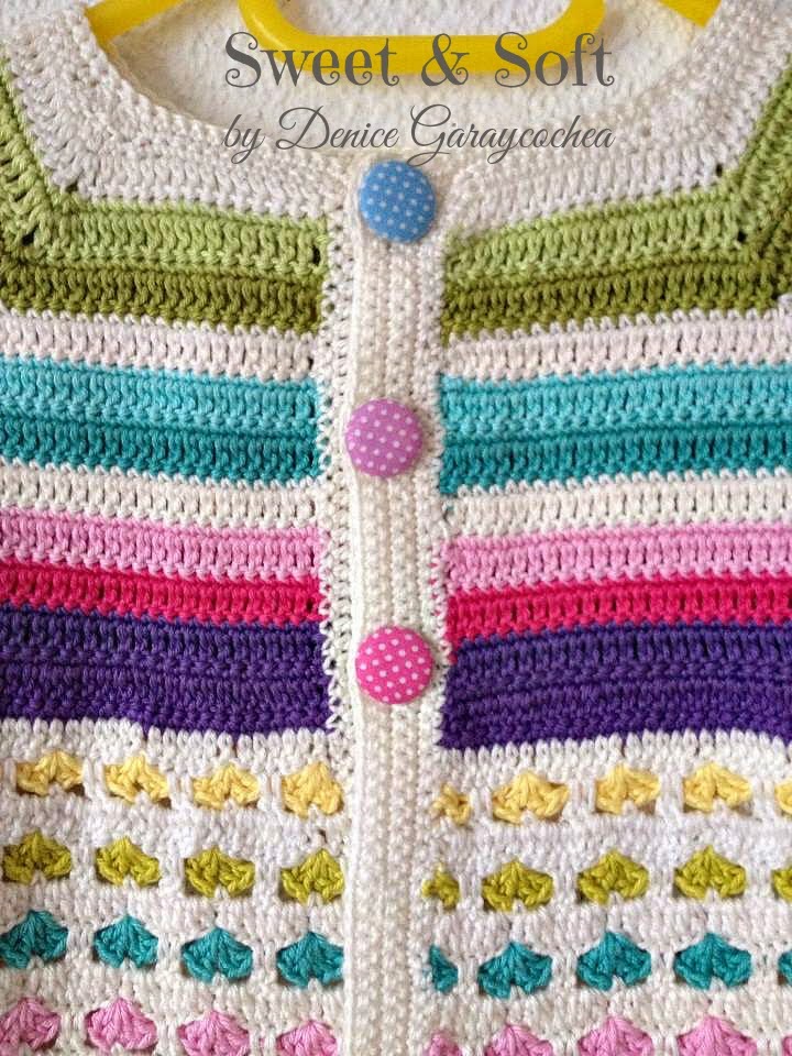 Ergahandmade: Crochet Cardigan for girl + Diagrams + Free Pattern