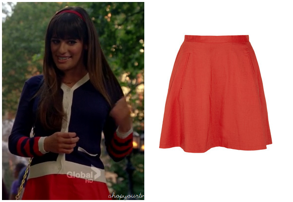 Glee: Season 4 Episode 2 Rachel's Red Skirt | Shop Your TV
