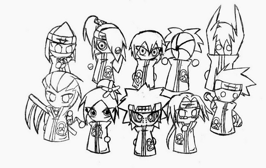 Akatsuki Coloring Pages