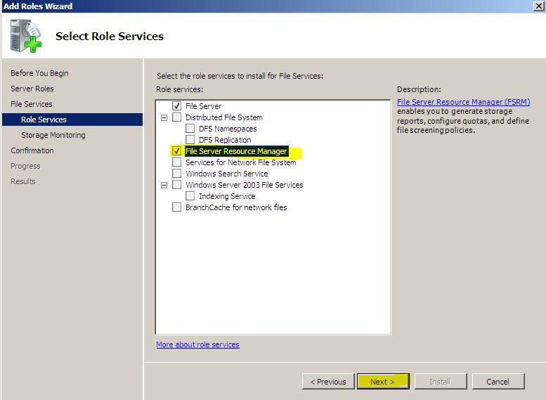 Tech Blog File Server Resource Manager