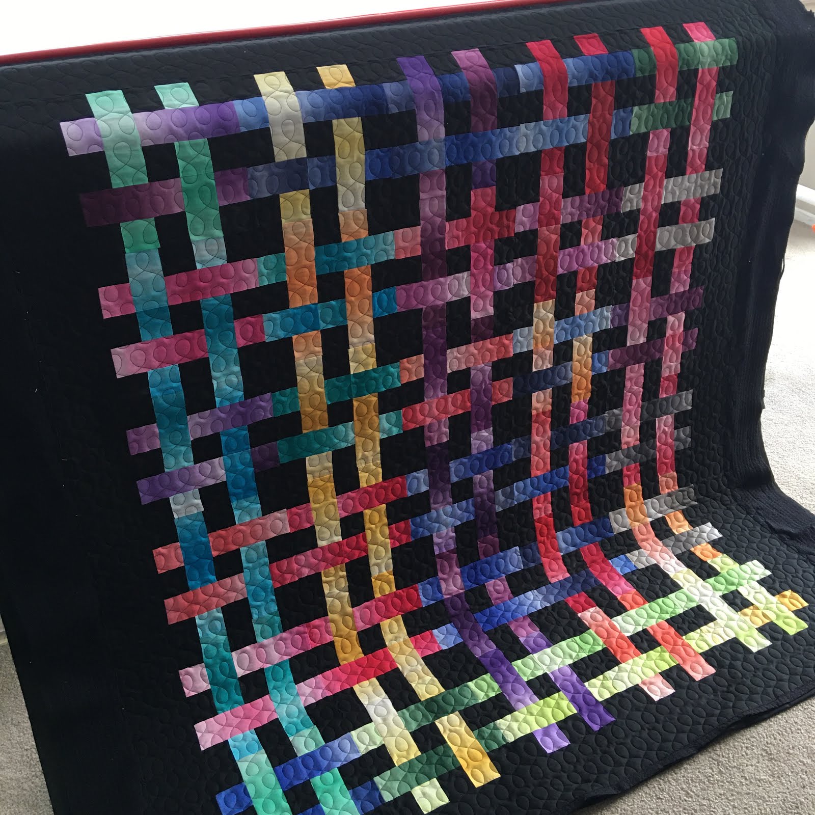 Grace and Peace Quilting: Paula's 🔀Weave🔀 It Be Ombre Quilt