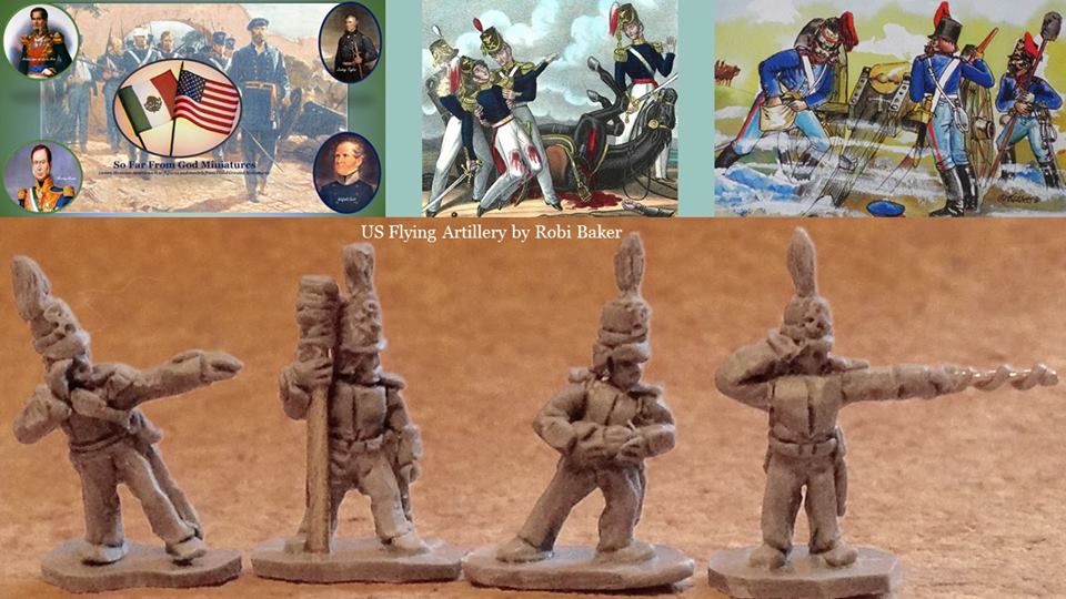 10mm Wargaming: US Ringgold's and Duncan's Flying Artillery Crew from ...