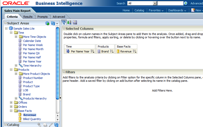 OBIEE2go: OBIEE 11g6 : Creating Dashboard Traversing Through Graph OBIEE2go: OBIEE 11g6 : Creating Dashboard Traversing Through Graph