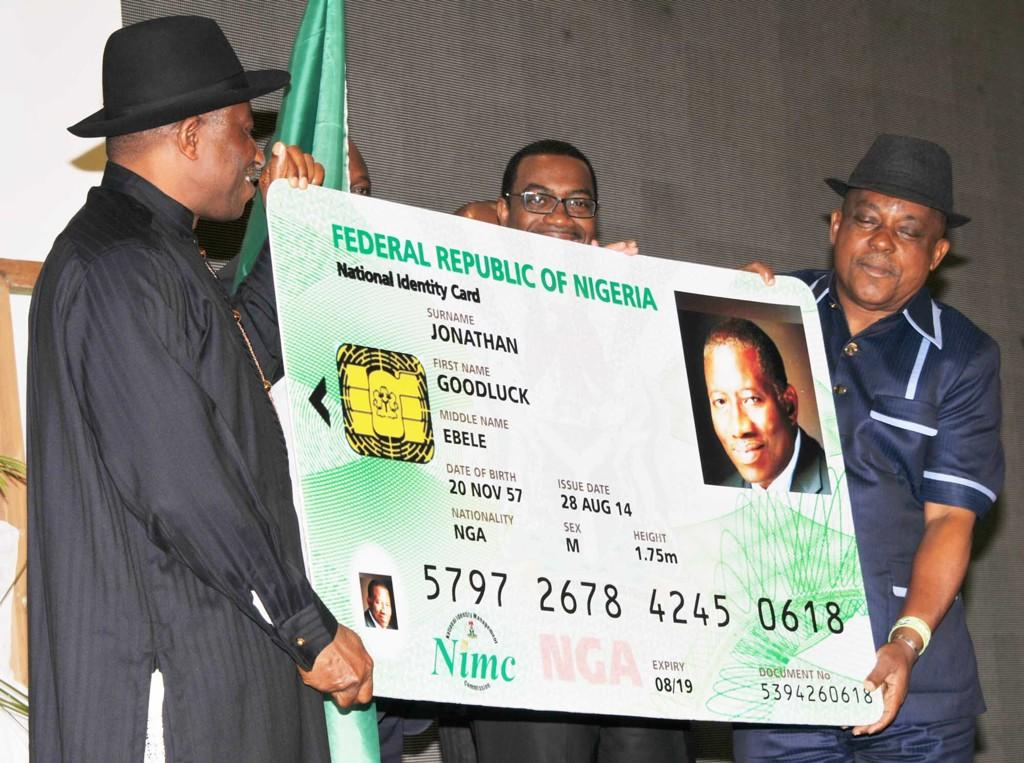 President Jonathan unveils the new National e-ID card(Photos)