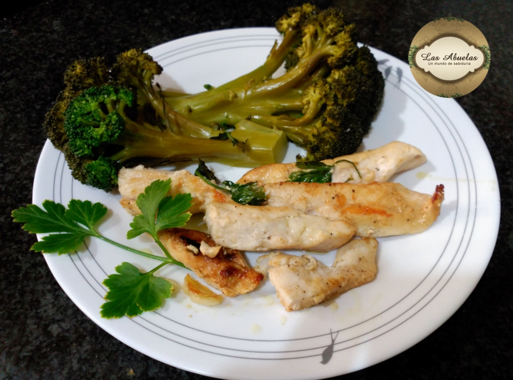 Las abuelas un mundo de sabiduria: Pechuga asada con ajo y perejil y ...