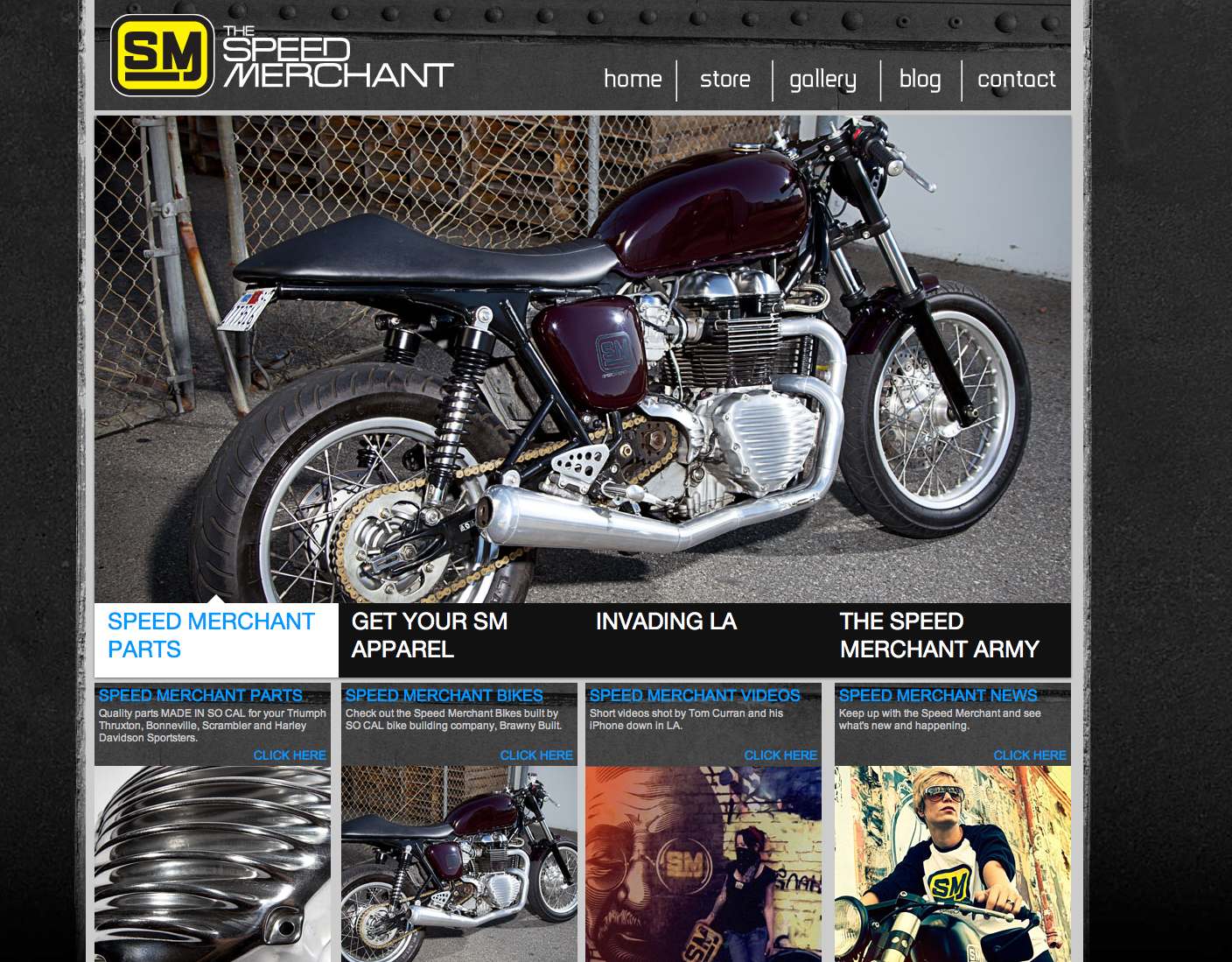 JOYRIDES ART CO: THE SPEED MERCHANT WEBSITE AND ONLINE STORE