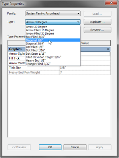 The Architect's Desktop: Revit: Creating a New Tick Mark Size