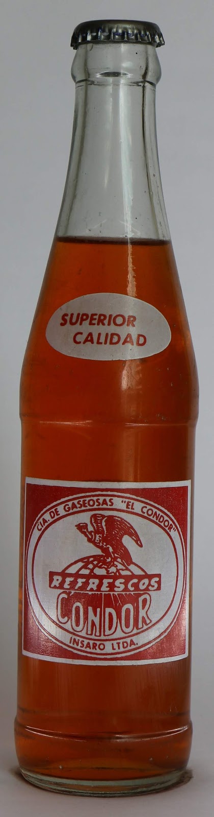 COLECCION BOTELLAS GASEOSAS COLOMBIA: CONDOR