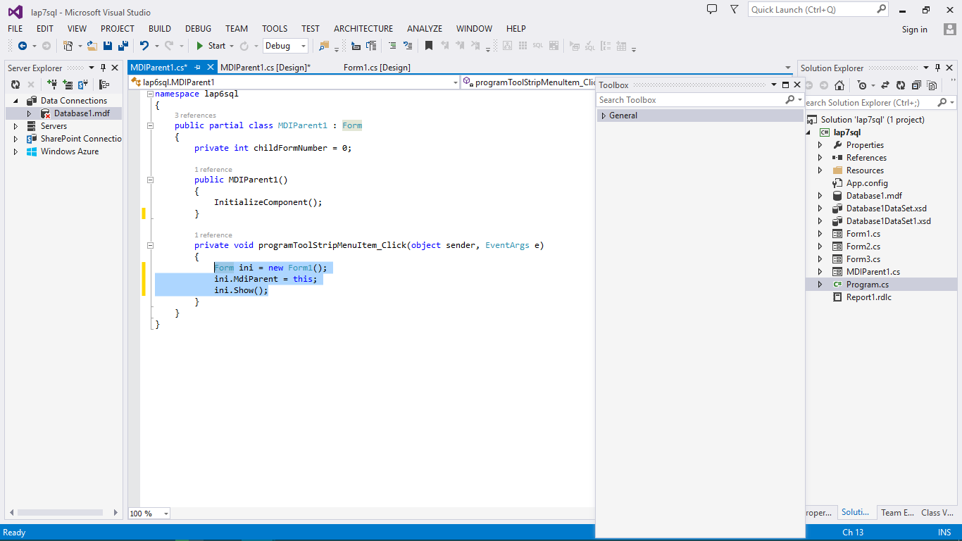 Keep It Simple: Tutorial Penggunaan MDI Parent Form dan MenuBar pada ...
