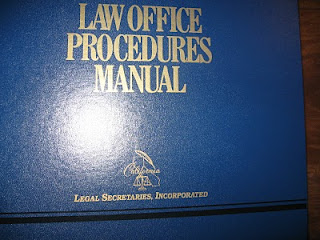 Legal Secretaries Rock: LAW OFFICE PROCEDURES MANUAL (from LSI and The ...