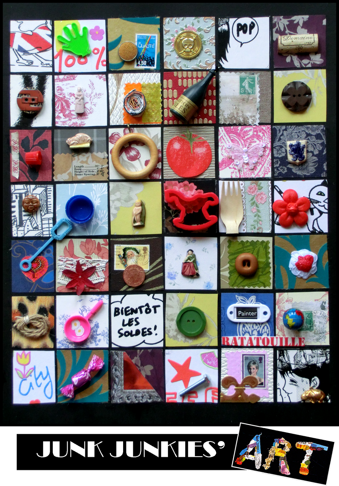 "petits pas" Illustration blog: One man's junk is an artist's treasure ...