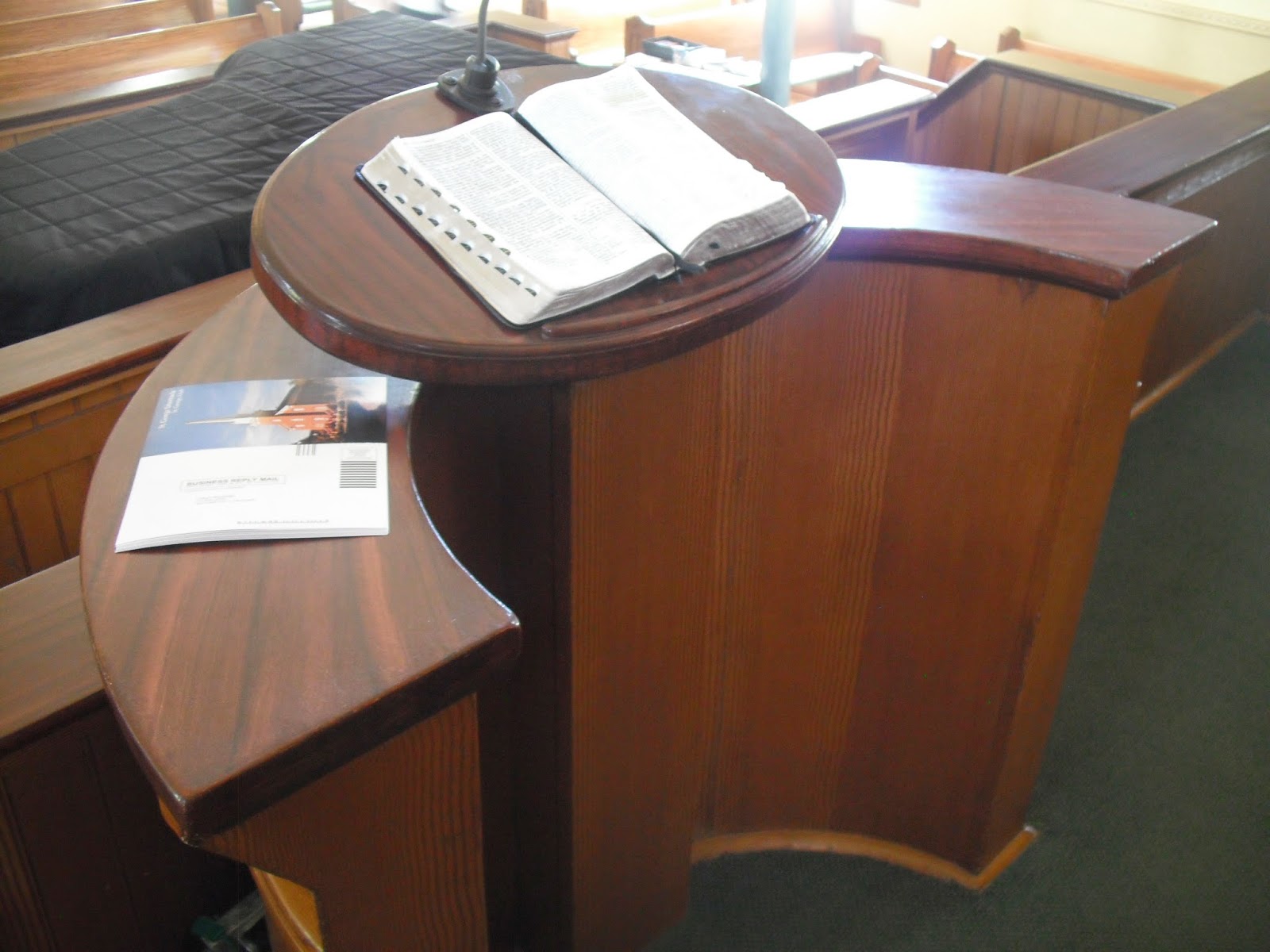 Historic LDS Architecture: St. George Tabernacle: Pulpit Detail