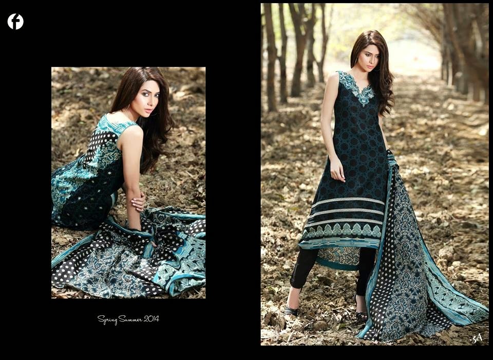 Firdous Lawn Collection 2014 | Firdous Printed Lawn Collection 2014 ...