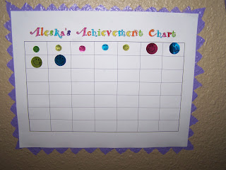Our Frates Home: Children's Achievement Chart and Board