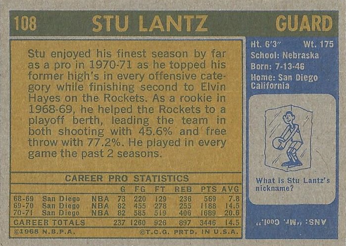 Shoebox Legends: A Basketball Project? Walt Wesley & Stu Lantz