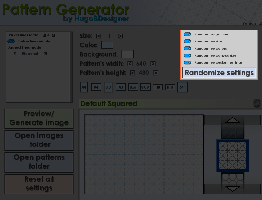 HugoBDesigner: In-depth look at Pattern Generator