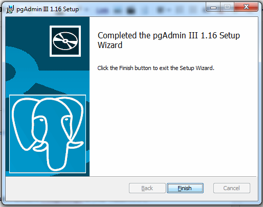 pgAdmin3 installed