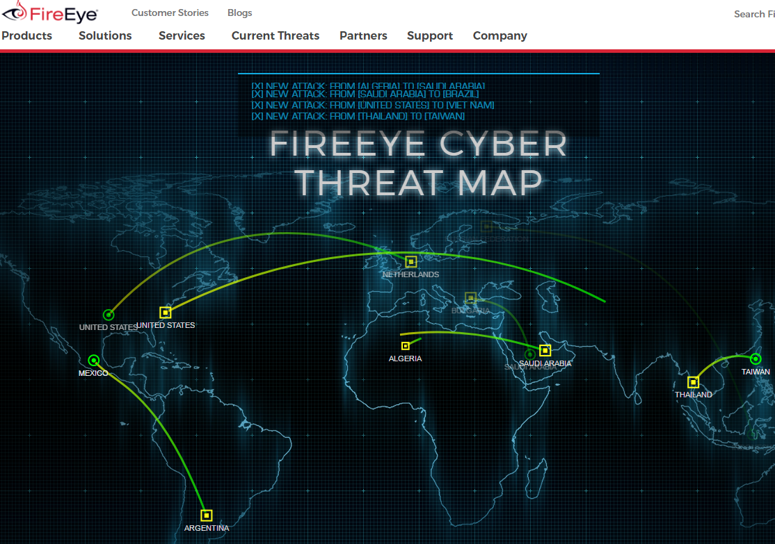 [資安]DDoS attacks Map 全球即時網路攻擊拓樸 網路攻擊動畫 - Technology Daily Life