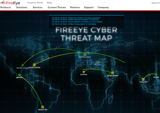 [資安]DDoS attacks Map 全球即時網路攻擊拓樸 網路攻擊動畫 - Technology Daily Life
