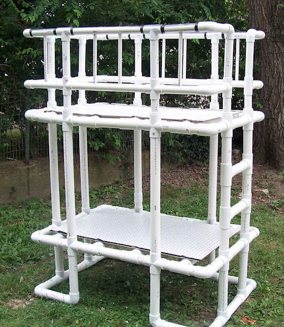 Mark Rehorst's Tech Topics: Loft Bed Made From Schedule 40 PVC Pipe