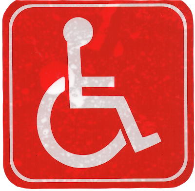 OKU Sticker / OKU Handicap Sticker / Disability Sticker