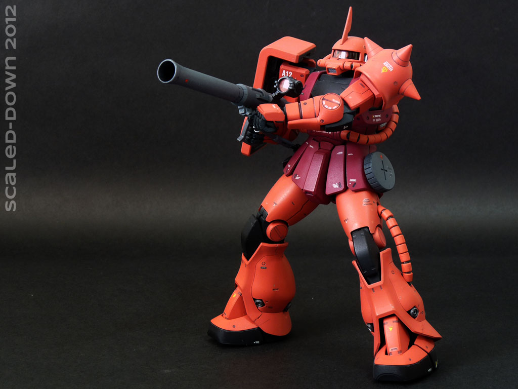 Scaled Down: MS-06S Zaku II - Char Aznable Custom Mobile Suit Gallery