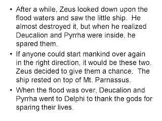 Dr. Perry's Stash of Useful Information: The Great Flood (Greek Mythology)