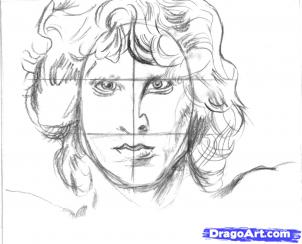 Quoting Jimbo: How to Draw Jim Morrison - Step by step