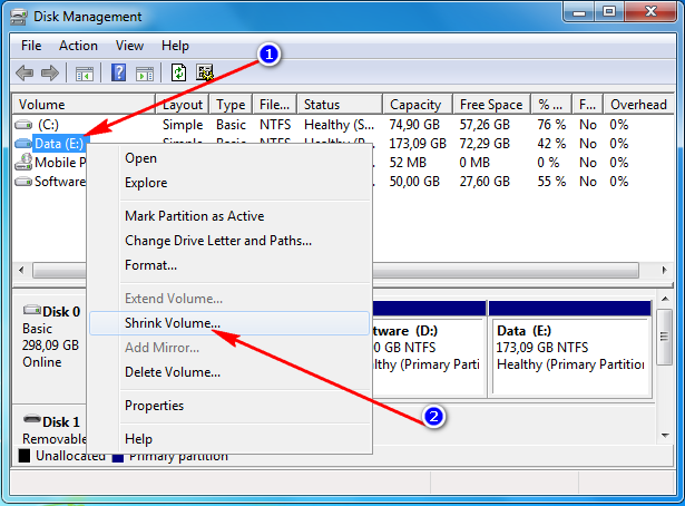 Tutorial Mudah Cara Menambah Ukuran Disk C Pada Windows Laptop / Pc ...