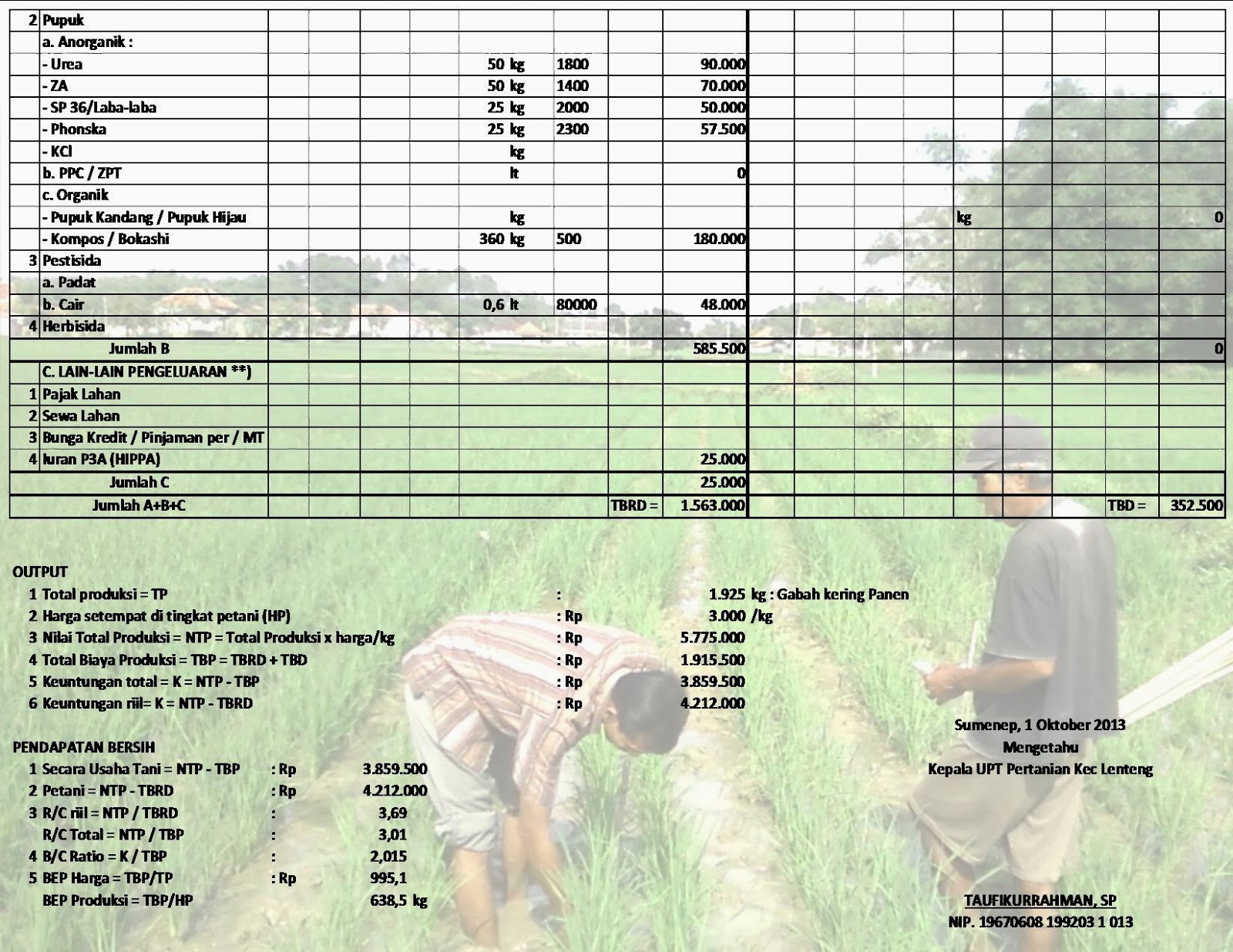 BALAI PENYULUHAN PERTANIAN KECAMATAN (BPK) KECAMATAN LENTENG KAB ...