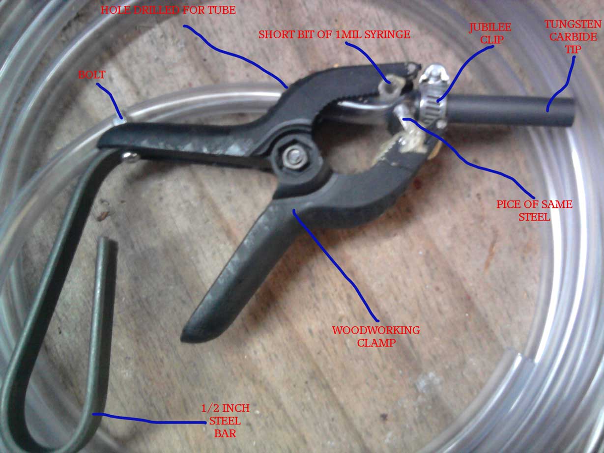 Sandman Glass: PINCH CLAMP/GUN