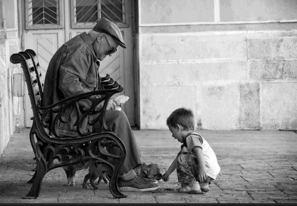 LIFES LITTLE GARDEN: The Little Boy & The Old Man