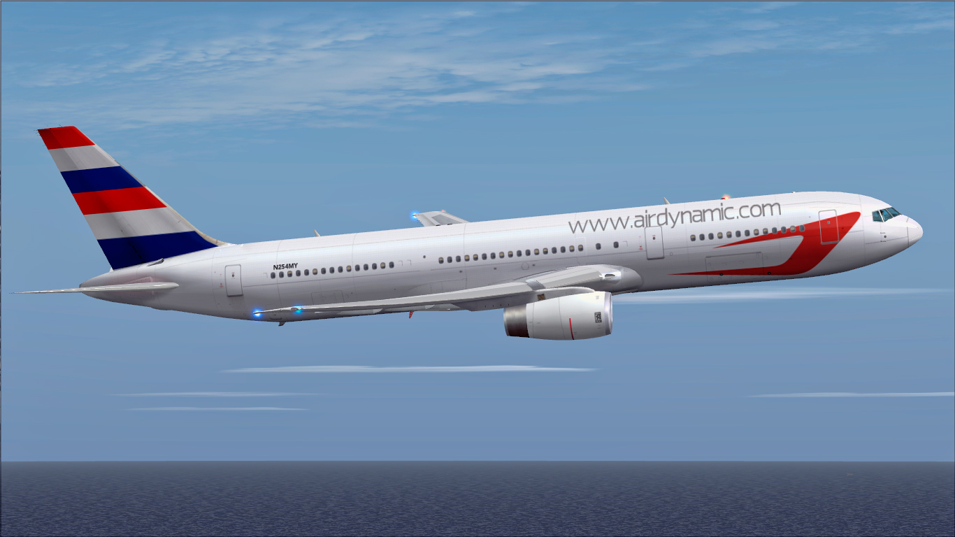 [FS2004/FSX] Level D Boeing 767 Dynamic AirWays Textures