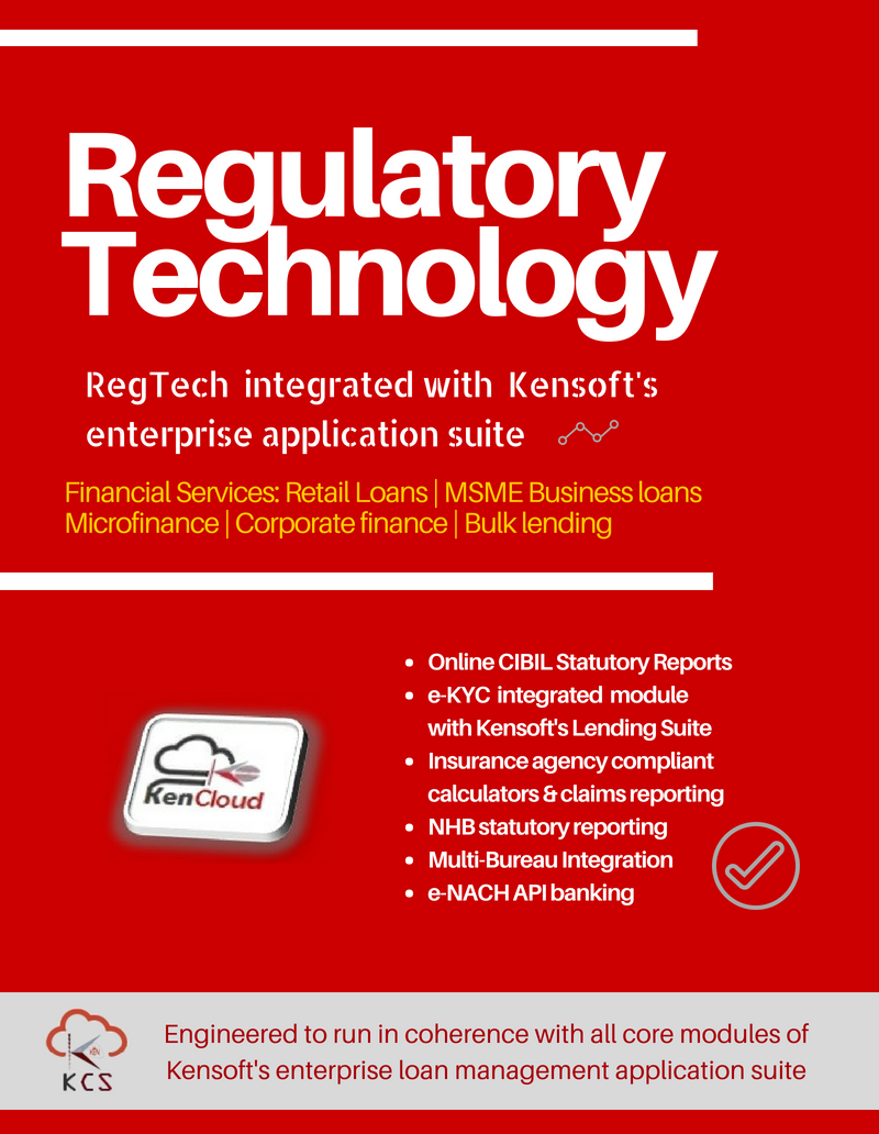 Kensoft Infotech's Blog Site: RegTech integrated with Kensoft's ...