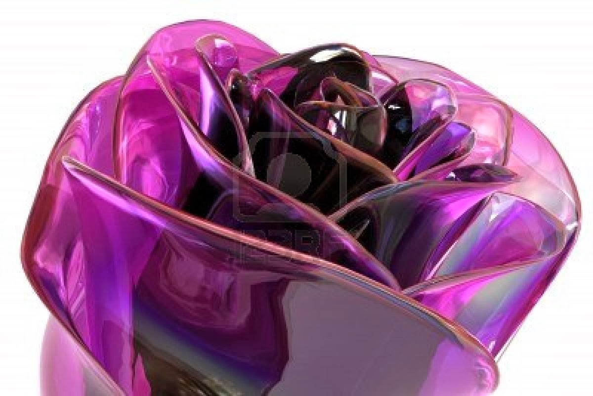 3D Glass Rose Wallpapers ~ Media Wallpapers