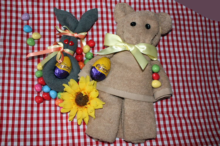 Craft And Activities For All Ages Easter Face Cloth Bunny And Hand Towel Teddy To Make craft-and-activities-for-all-ages-easter-face-cloth-bunny-and-hand-towel-teddy-to-make
