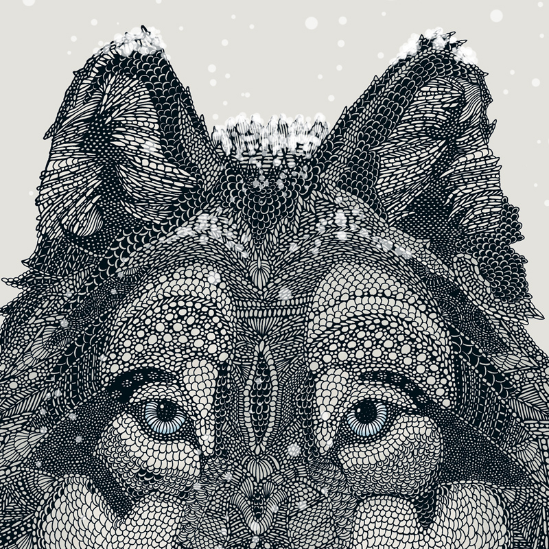 the quiet revolution: Special Edition A4 Winter Wolf print