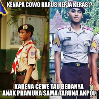 13 Meme Pramuka ini bikin kamu inget indahnya masa kecil, kemah yuk ...