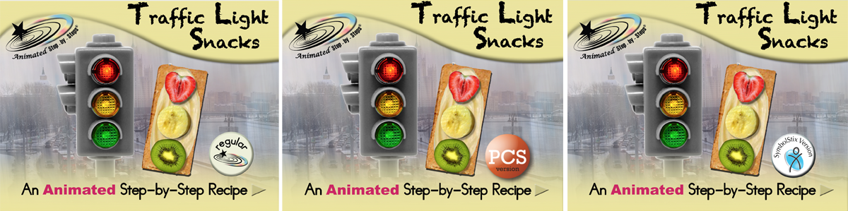 Animated Step-by-Steps®: Traffic Light Snacks
