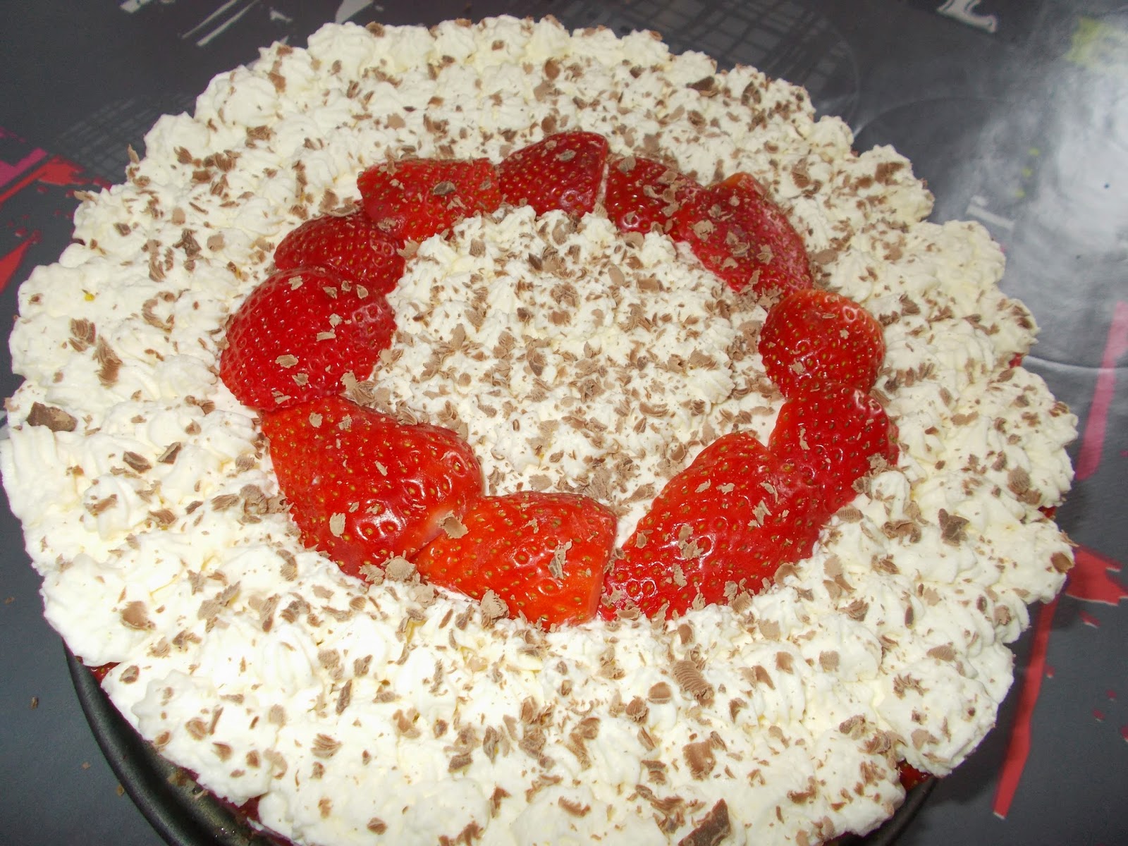 Dégustations d'Oum Safiya: Fraisier mascarpone chantilly