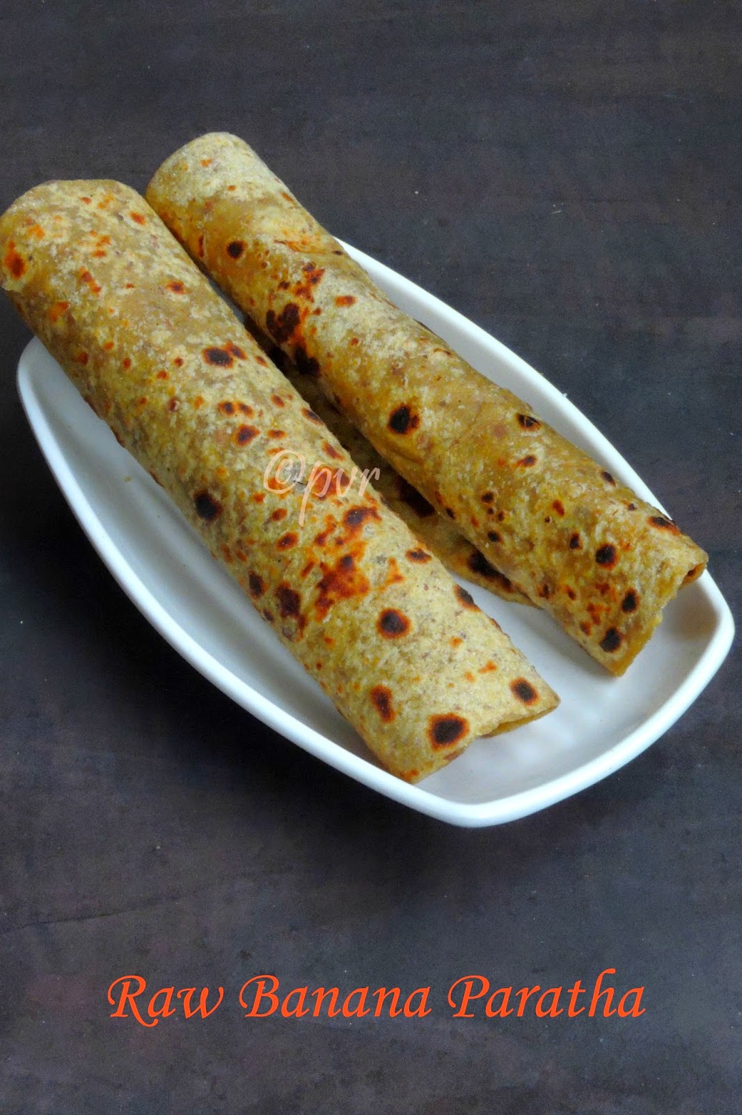 Priya's Versatile Recipes: Raw Banana Paratha